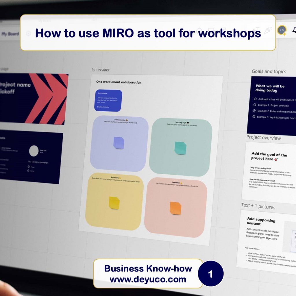How to Use Miro as a Tool for Workshops - DeYuCo Academy