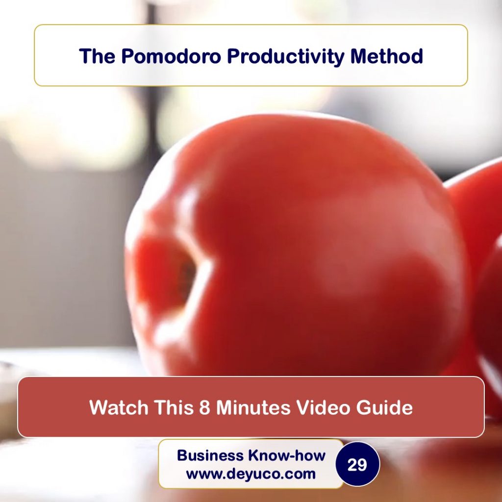 The Pomodoro Technique: A Simple Strategy for Better Focus - DeYuCo Academy