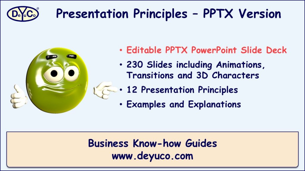 Know-how Guide Presentation Principles - DeYuCo Academy